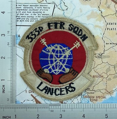 Patch , US Air Force 333rd Tactical Fighter Squadron , LANCERS , PATCH ...