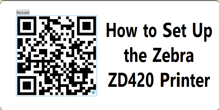 TESTED Zebra ZD420 Direct & Thermal Transfer Barcode Printer USB BT ...