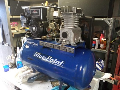 Blue Point Air Compressor Good Condition Gas Powered | eBay