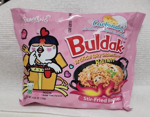 Samyang, Hot Chicken Flavour Ramen, Carbo, net weight 130 g (Pack of 5 ...