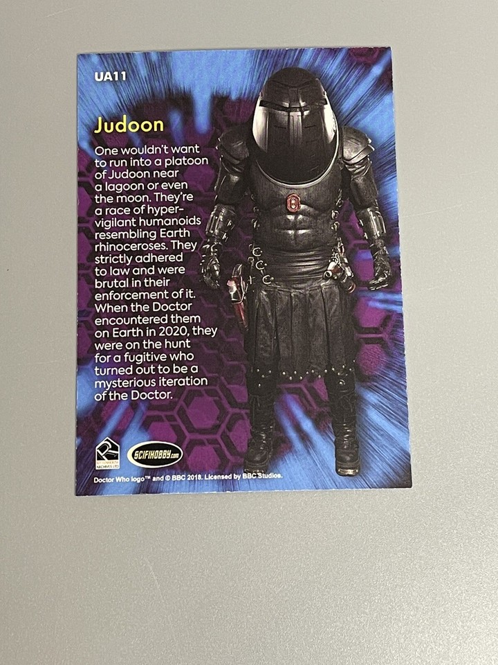 Judoon 2022 Rittenhouse Doctor Who Series 11 & 12 UK Allies ...