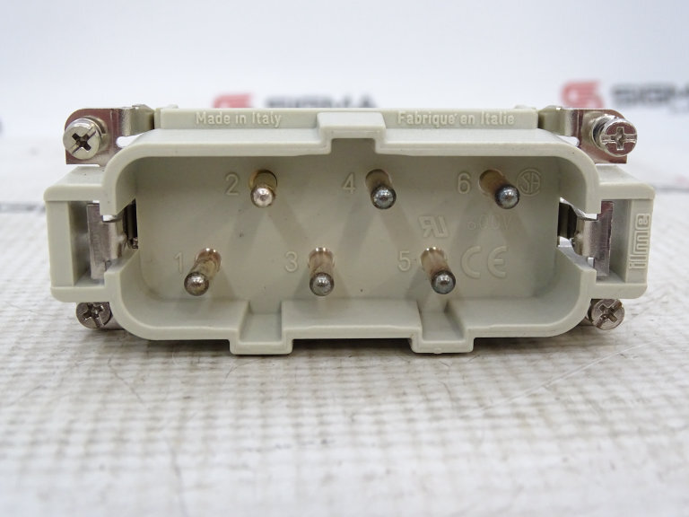 5 Count ILME CPM 06 Connectors 6-pin Male Insert 35a 400/690v 6kv 3 for sale online | eBay