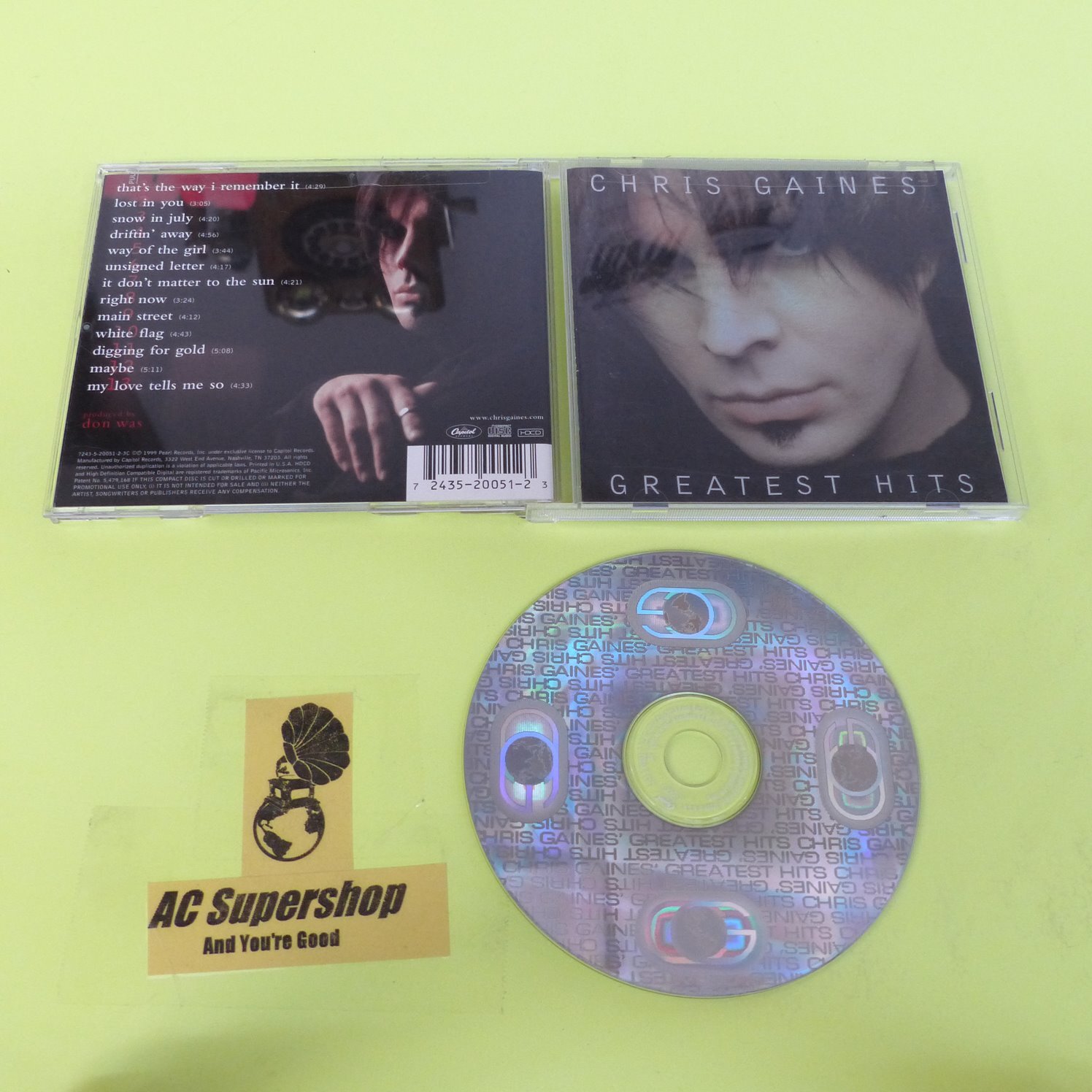 Chris Gaines Greatest Hits First Edition - CD Compact Disc | eBay