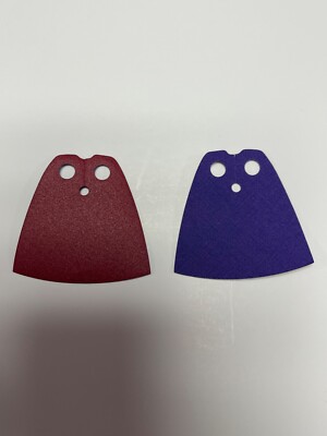 LEGO New 522pb004 Starched Dark Red & Purple cape Cloth 4cm Master Lake ...
