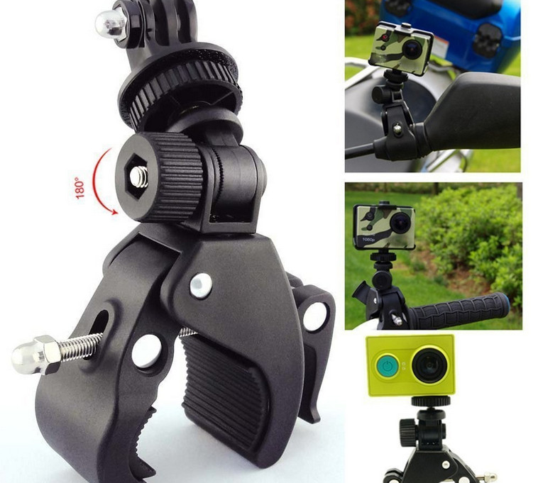 Für GoPro Hero Große Klemme Halterung Motorrad