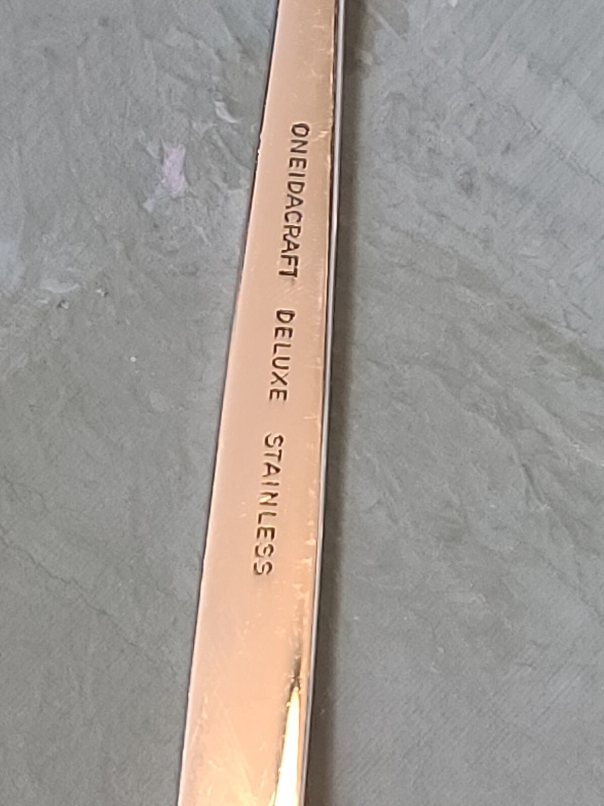 Oneida Craft Deluxe Stainless Still Silverware Flatware Rose Pattern ...