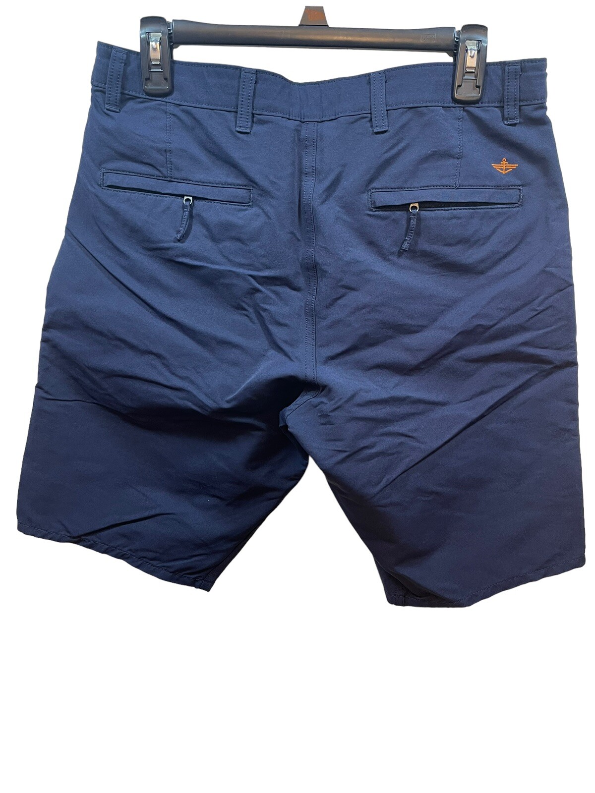 Men's Dockers Shorts Stretch Flat Front Lightweight Quick Dry Fit Blue ...