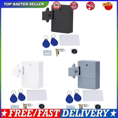 RFID Electronic Cabinet Lock RFID Lock Smart Sensor for Cabinets Hidden ...