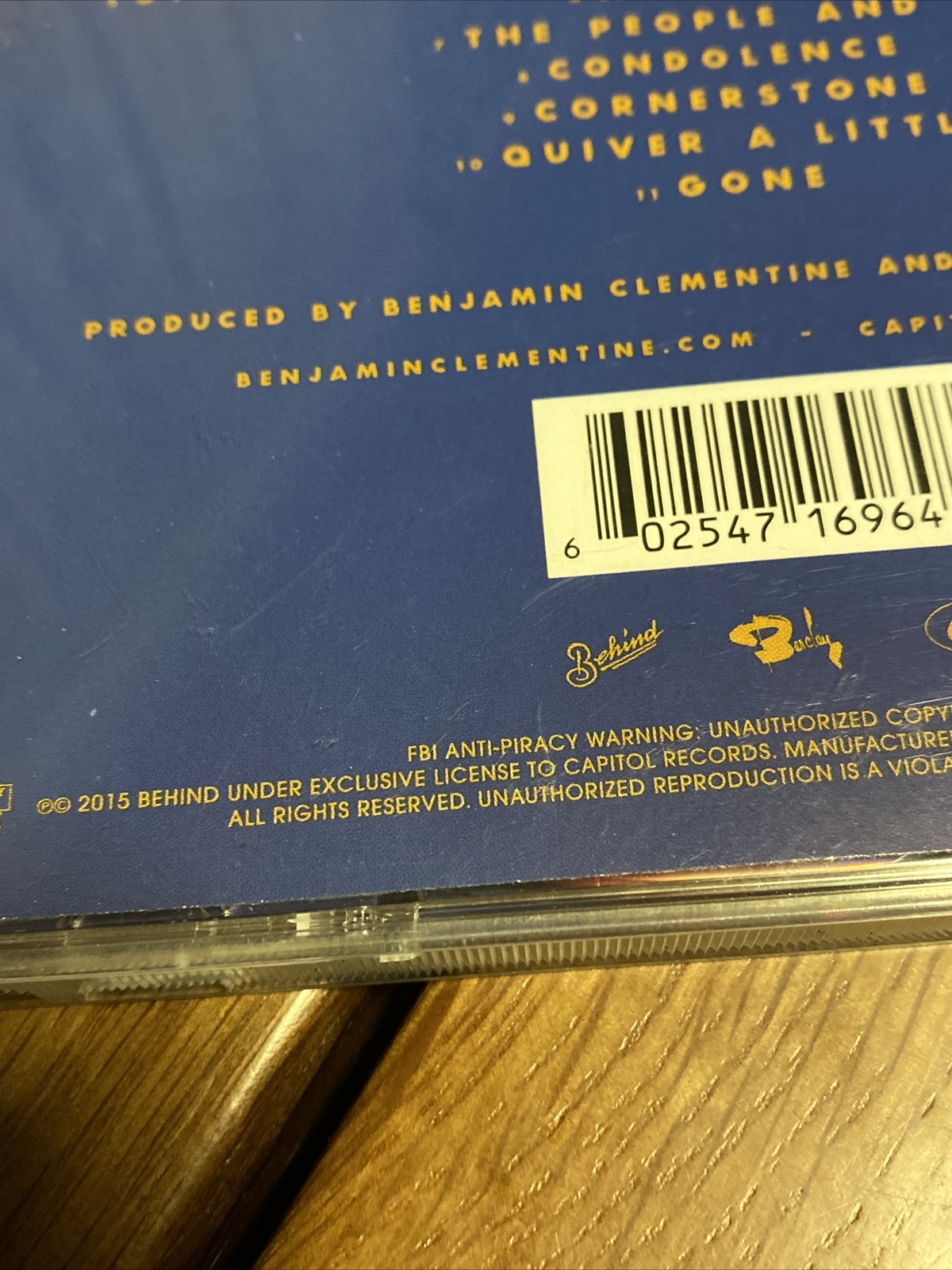 At Least For Now - Benjamin Clementine CD 2015 Capital Records USA ...