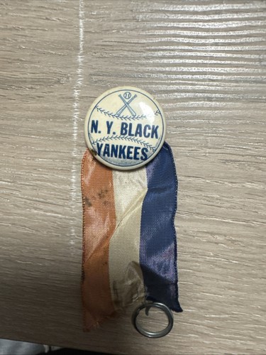 Vintage Pinback Button New York NY Black Yankees Baseball | eBay
