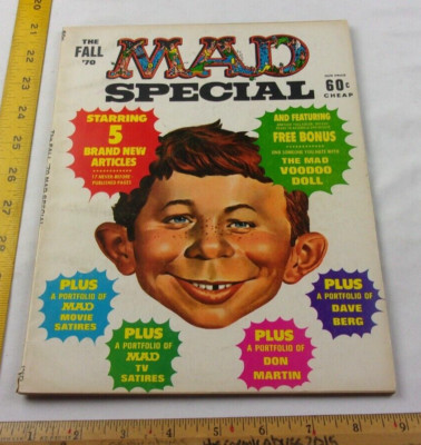 MAD magazine Special 1970 Don Martin F+ Kelly Freas art missing Voodoo ...