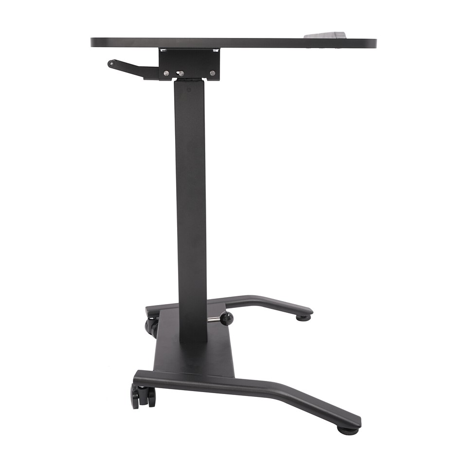 Adjustable 25.5 Rolling Podium Desk Standing Lifting Computer Desk ...