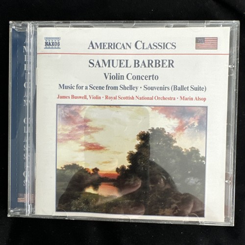 Samuel Barber-Violin Concerto+ CD Naxos 20th Century USA composer Marin ...