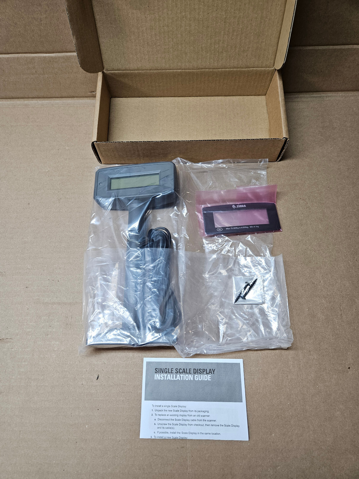 Zebra MX201-SI00WW MP6000/7000 Scanner/Scale Pole Display, Single ...