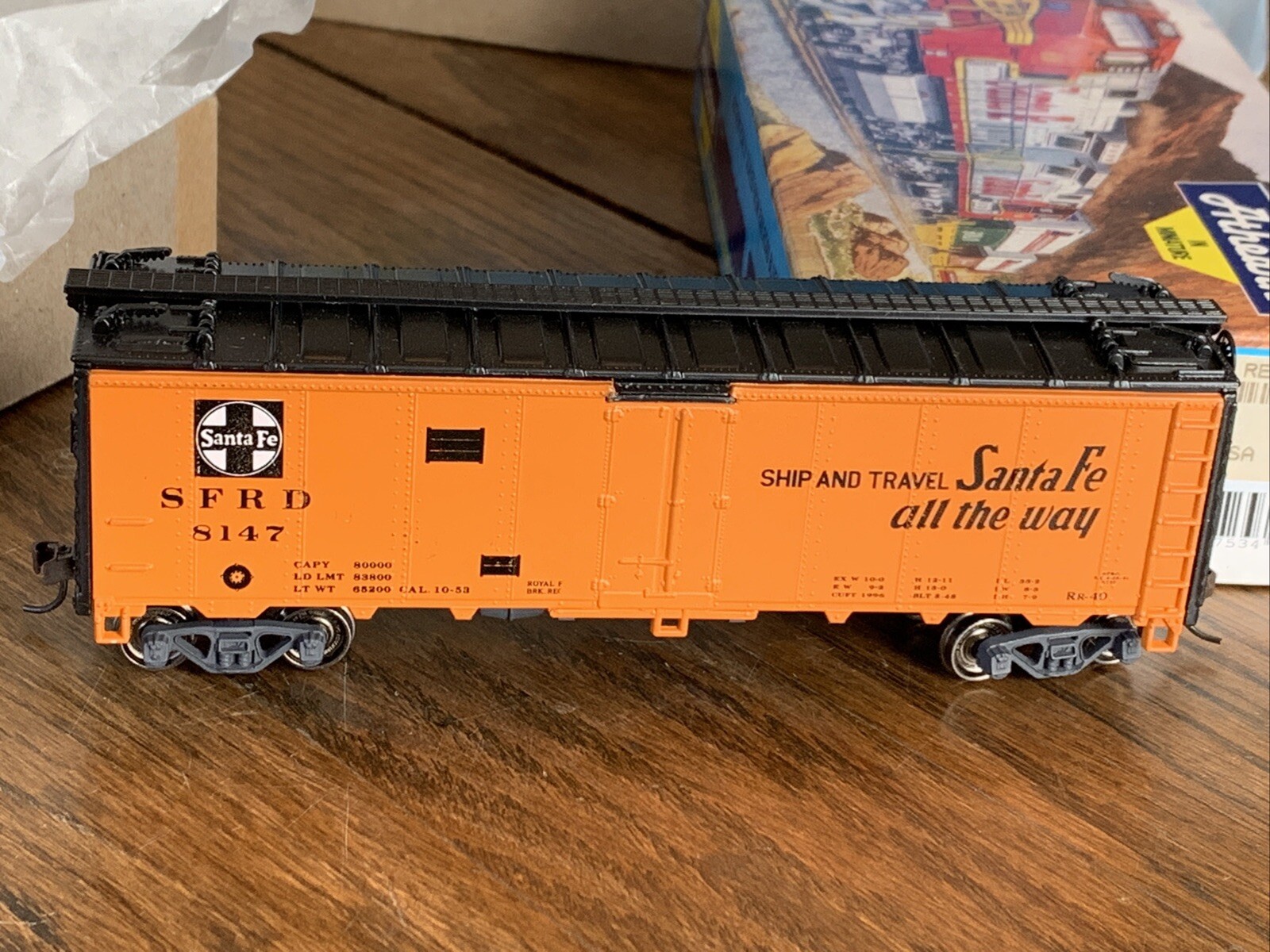 Athearn Ho Gauge 1605 ATSF Santa Fe Chief 40’ Steel Reefer | eBay