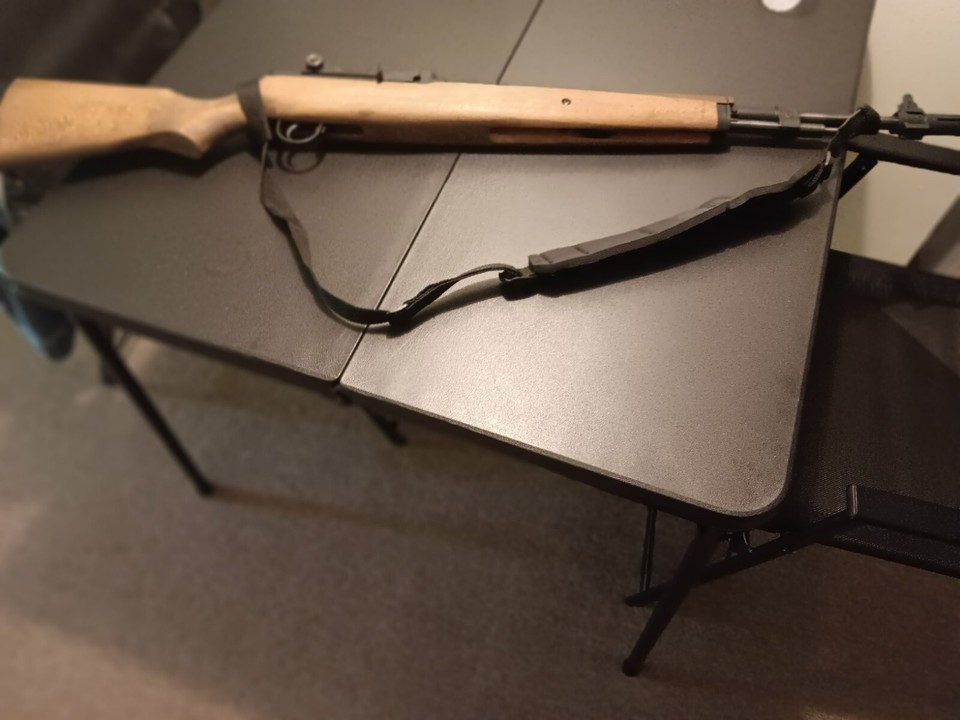 Springfield Armory M1A Underlever Pellet Rifle Wood Stock .177 Caliber ...