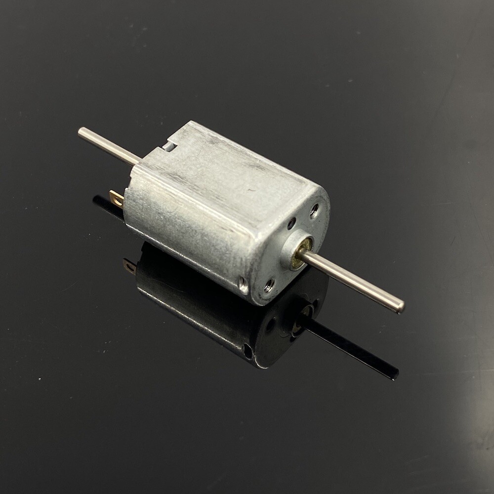 DC 12V-24V 19500RPM Dual 1.5mm Shaft Mini Flat 030 Micro DC Electric ...
