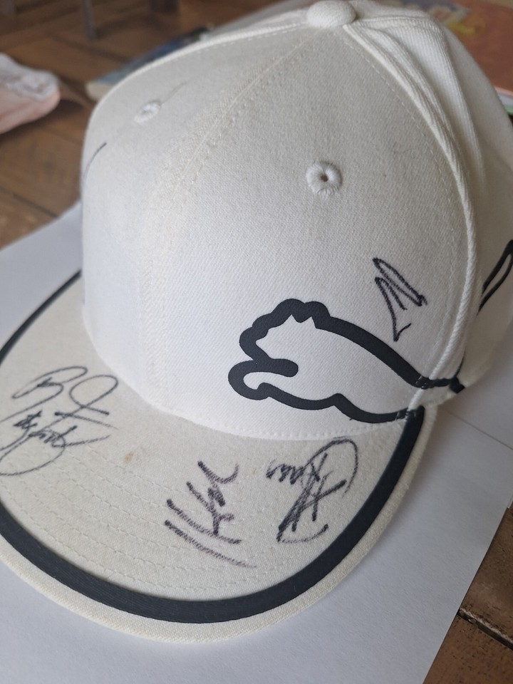 PGA 7 player autograph hat, Ricky Fowler, Zach Johnson autographed hat ...