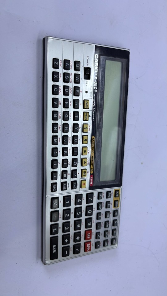 CASIO FX-880P - Vintage Personal Computer 32Kb - Works | eBay
