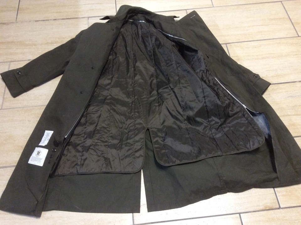 Coat All Weather Service Uniform Heritage Green 564 Men's AGSU SZ 38 R ...