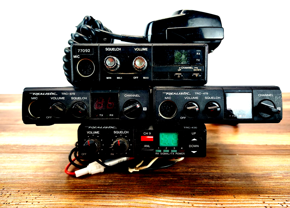 4 CB Radios Lot – AS IS – For Parts / Repair – Untested – Free Shipping ...