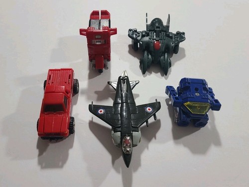 Vintage GoBots Lot (X5) SCOOTER, SMALL FOOT, ROYAL-T, VAMP, & TANK ...
