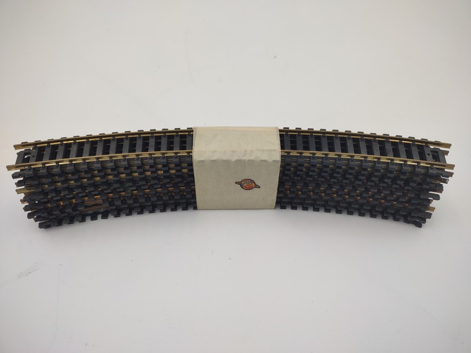 Life-Like HO Scale Curved Brass Track 110pc Lot Radius Model Railroad ...