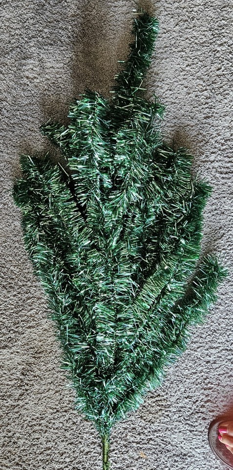RARE Vintage 7' Blue-Green Christmas Tree Consolidated Novelty 4097 Plus Trim | eBay