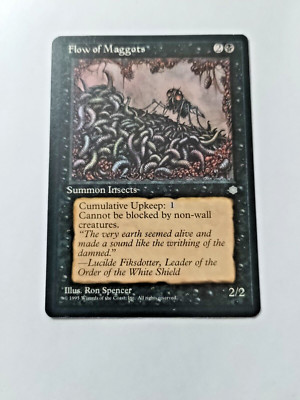 MTG Flow of Maggots Ice Age Regular Rare - Uncirculated | eBay