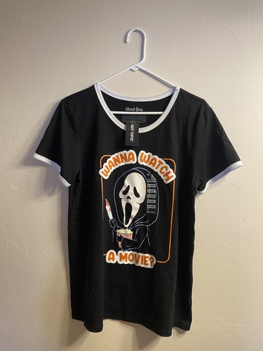 Hot Topic Ghost Face T-Shirt Size XL NWT | eBay