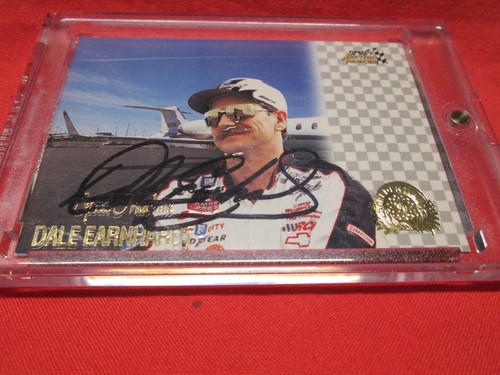 DALE EARNHARDT SR. AUTOGRAPH, 1996 PINNACLE CREDENTIALS GOLD | eBay