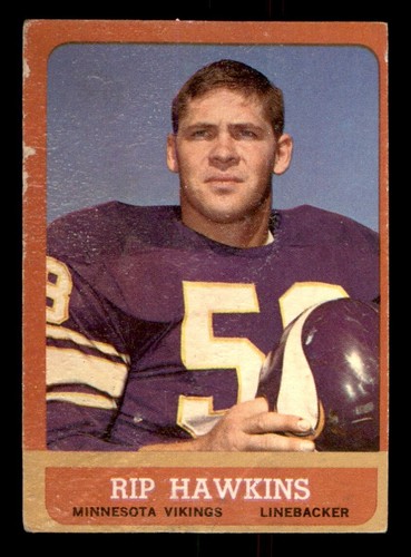 1963 Topps Football #106 Rip Hawkins PR *g1 | eBay