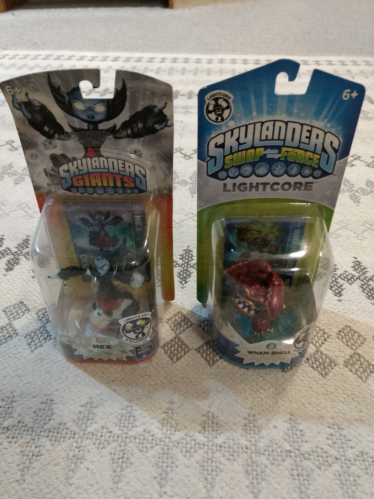 Pre-owned Skylanders Lightcore Figures Lot (2 figures hex and wham ...
