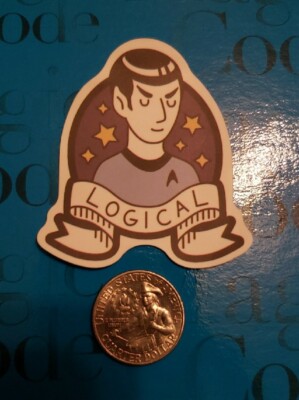 Star Trek Mr. Spock Vulcan Logical Vinyl Decal Sticker Laptop Phone ...