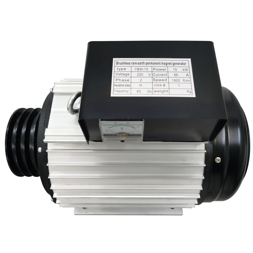 Outdoor Generator 220V 15KW Brushless Rare Earth Generator Permanent ...