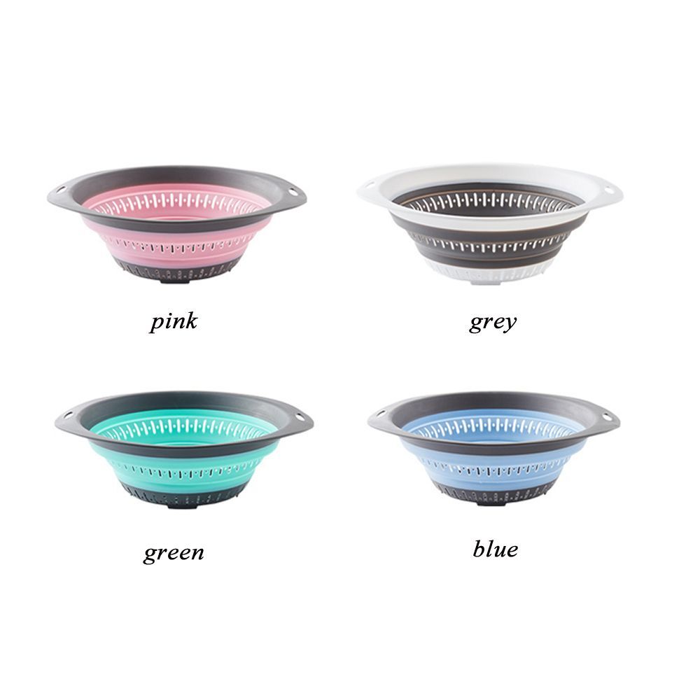 Foldable Kitchen Gadgets Storage Basket Drainer Baskets Draining ...