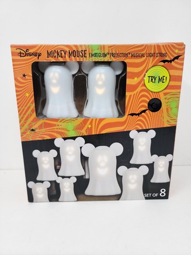 Disney Halloween Seasonal Mickey Mouse Projection Ghost Singing String ...