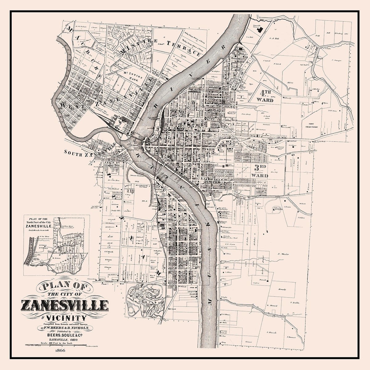 Map Of Muskingum County Ohio