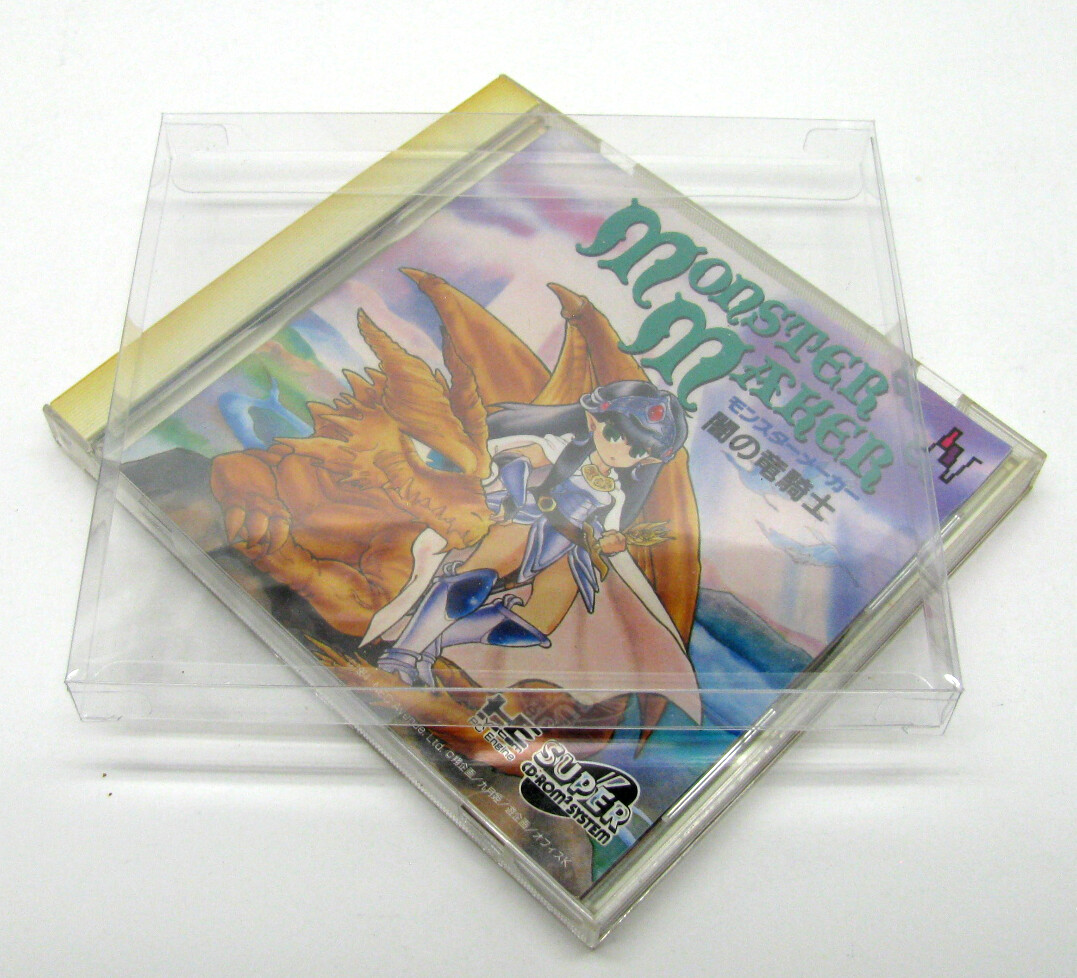 25X JAPAN PC ENGINE HuCARD/CD ROM OVERSIZED CASE (SIZE B) CLEAR ...