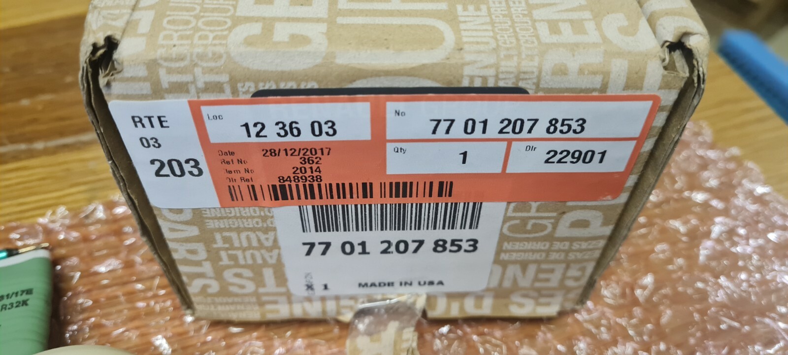 Genuine Renault Laguna Mk2 Heater Blower Fan Resistor 7701207853 for ...