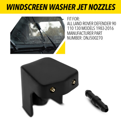 For Land Rover Defender Front Windscreen Twin Nozzle Washer Jet Repair ...