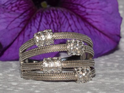 EXCLUSIVE RING MODEL !! VTG old Sterling SILVER 925 jewelry unisex ...