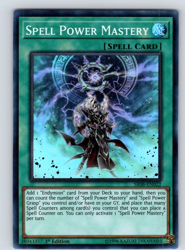 Spell Power Mastery Super Rare 1st Edition SR08-EN022 LP | eBay
