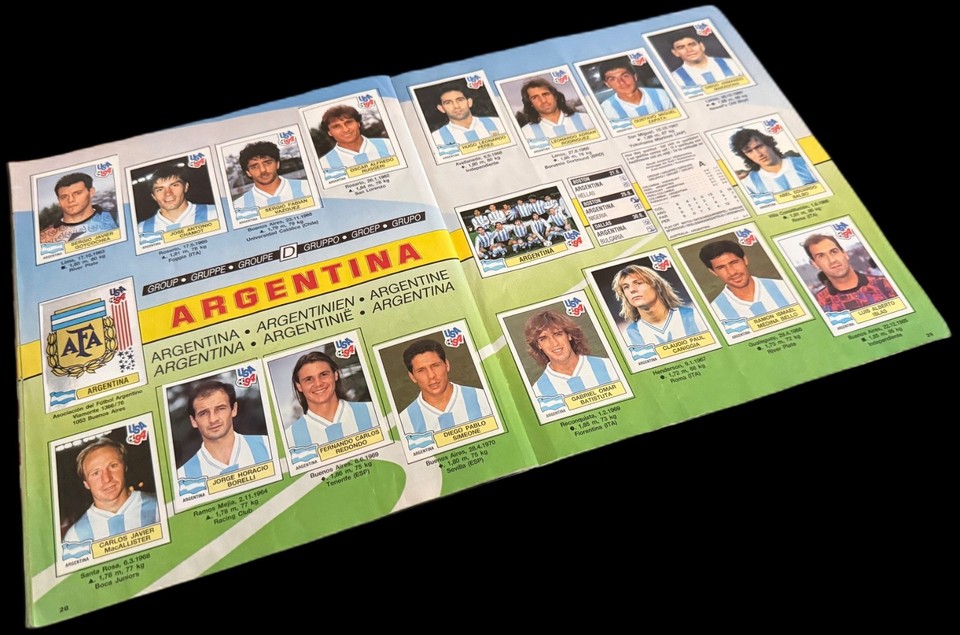 1994 Panini World Cup 94 USA COMPLETE STICKER ALBUM | eBay UK