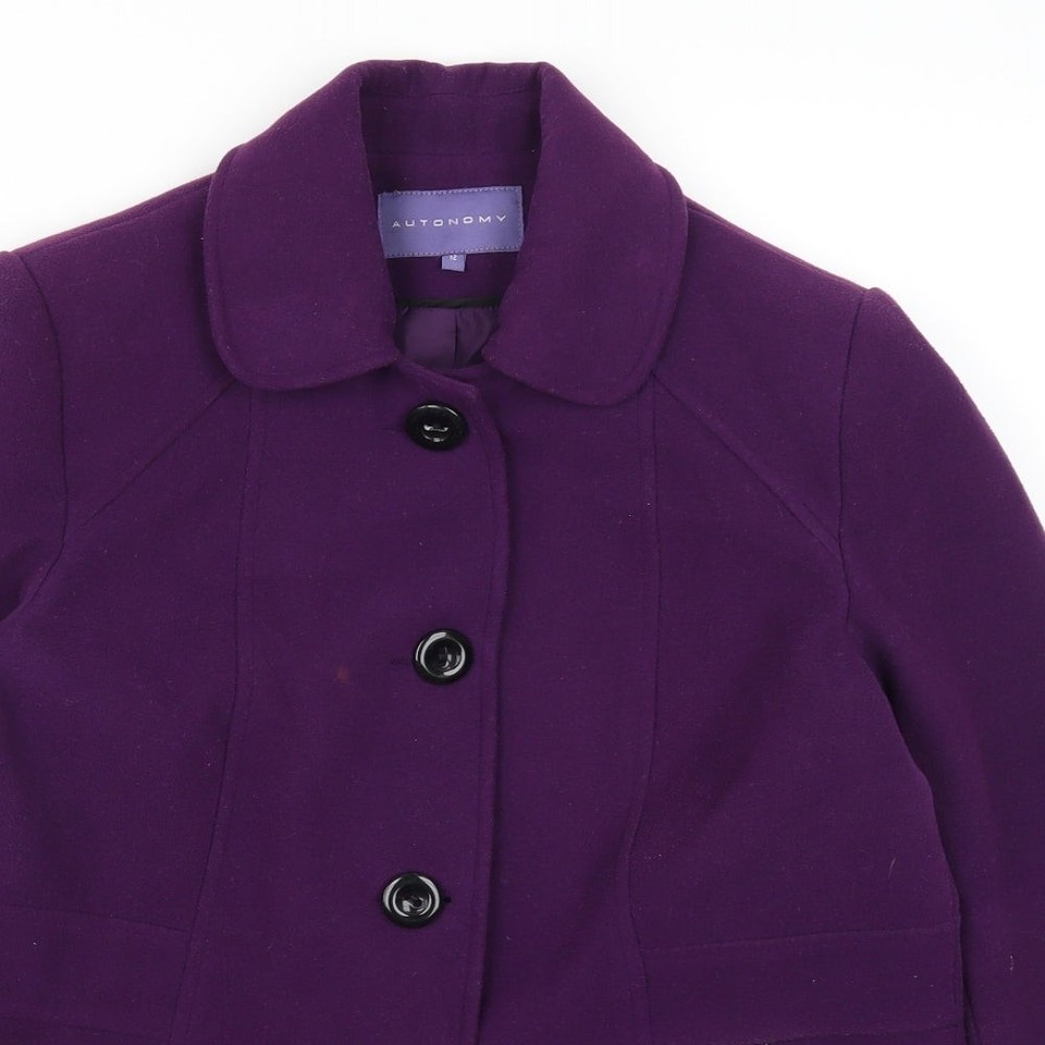 Womens UK Size 12 Autonomy Purple Pea Coat | eBay UK