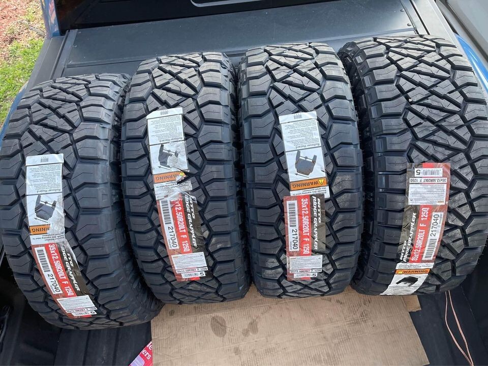 35x12.50R20 LT Nitto Ridge Grappler All Terrain Tires | Set of 4 ...