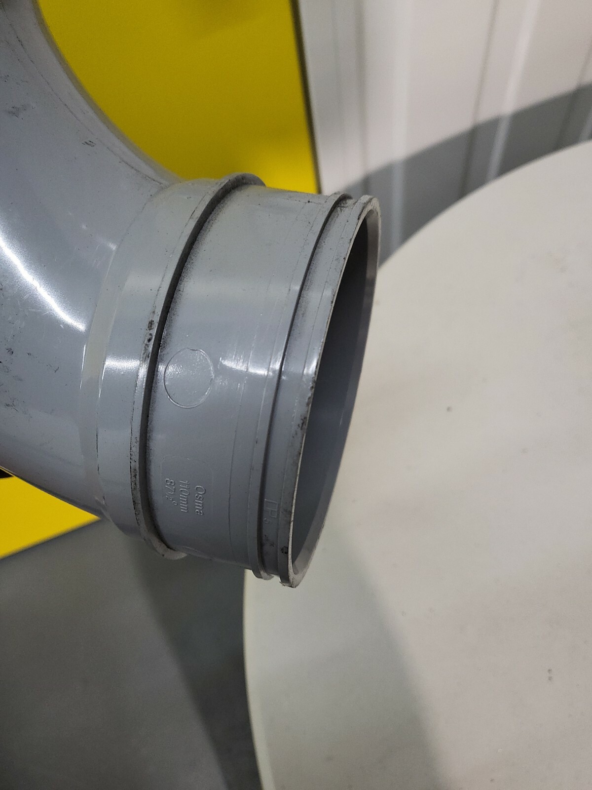 4 X OSMA Soil Pvc-u Access Bend 87.5° Grey 110mm 4s169g for sale online ...