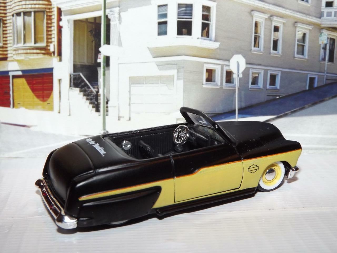 1950 MERCURY CONVERTIBLE CACHO CUSTOM HARLEY DAVIDSON DIE CAST MUSCLE ...