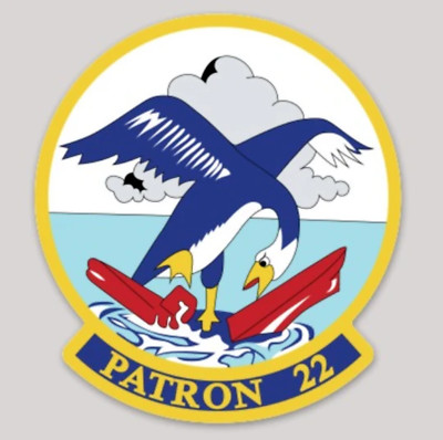 4" NAVY VP-22 BLUE GEESE FIXED WING SQUADRON DIE CUT VINYL STICKER ...