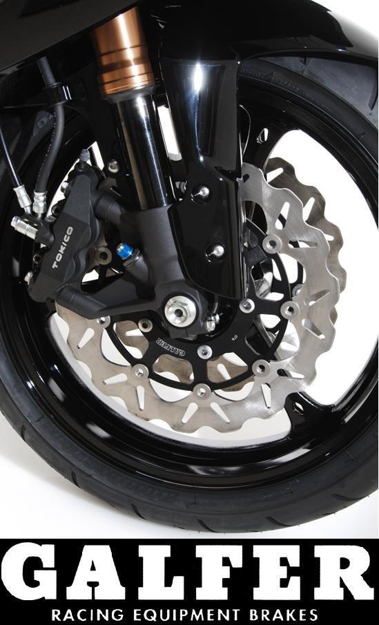Galfer Wavy Front Brake Discs Wave Rotors Suzuki GSXR 1000R GSX-R 2017 ...